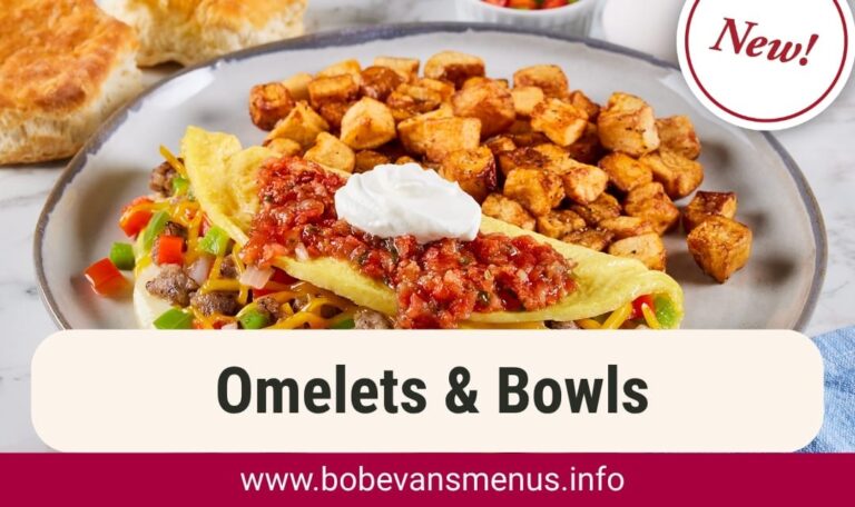 Bob Evans Menu With Prices - Updated January 2026