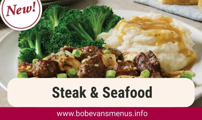 Bob Evans Menu With Prices - Updated January 2026